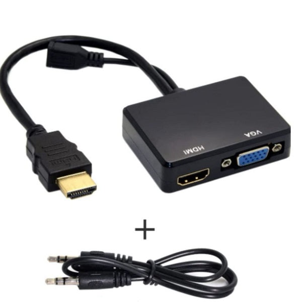 SE-L127 HDMI To VGA+ HDMI Adapter | Charging & Connectivity | Indali ...