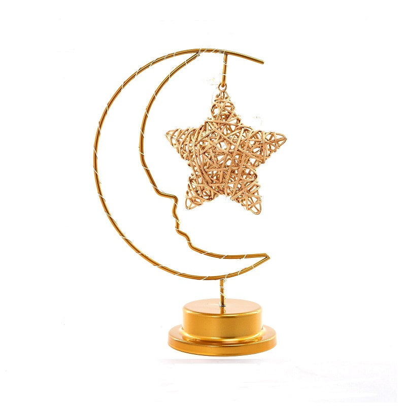 Battery Operated Star Quarter Moon Light Warm W… - Bundle of 2 ...